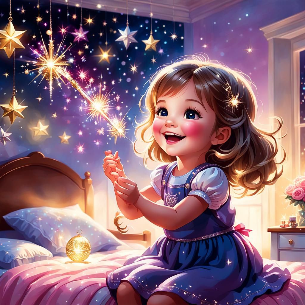 Wow... the ability to create your own sparkles is such fun - AI ...