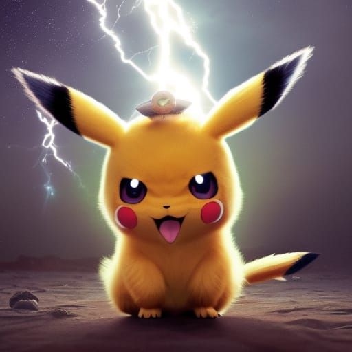 pokemon fluffy pikachu, realistic creature, pokemon detective pikachu ...