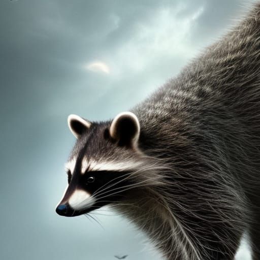 Racoon - AI Generated Artwork - NightCafe Creator