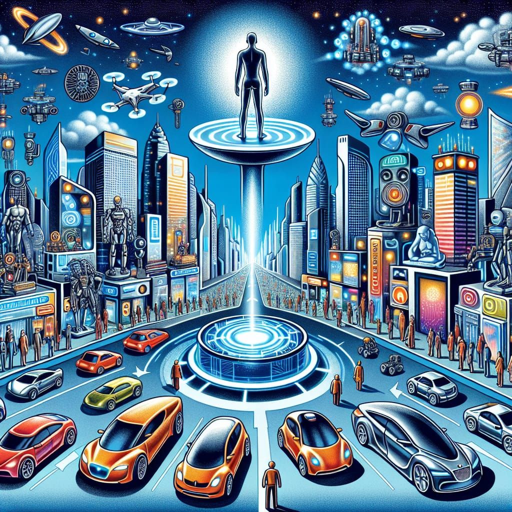 The Singularity - AI Generated Artwork - NightCafe Creator