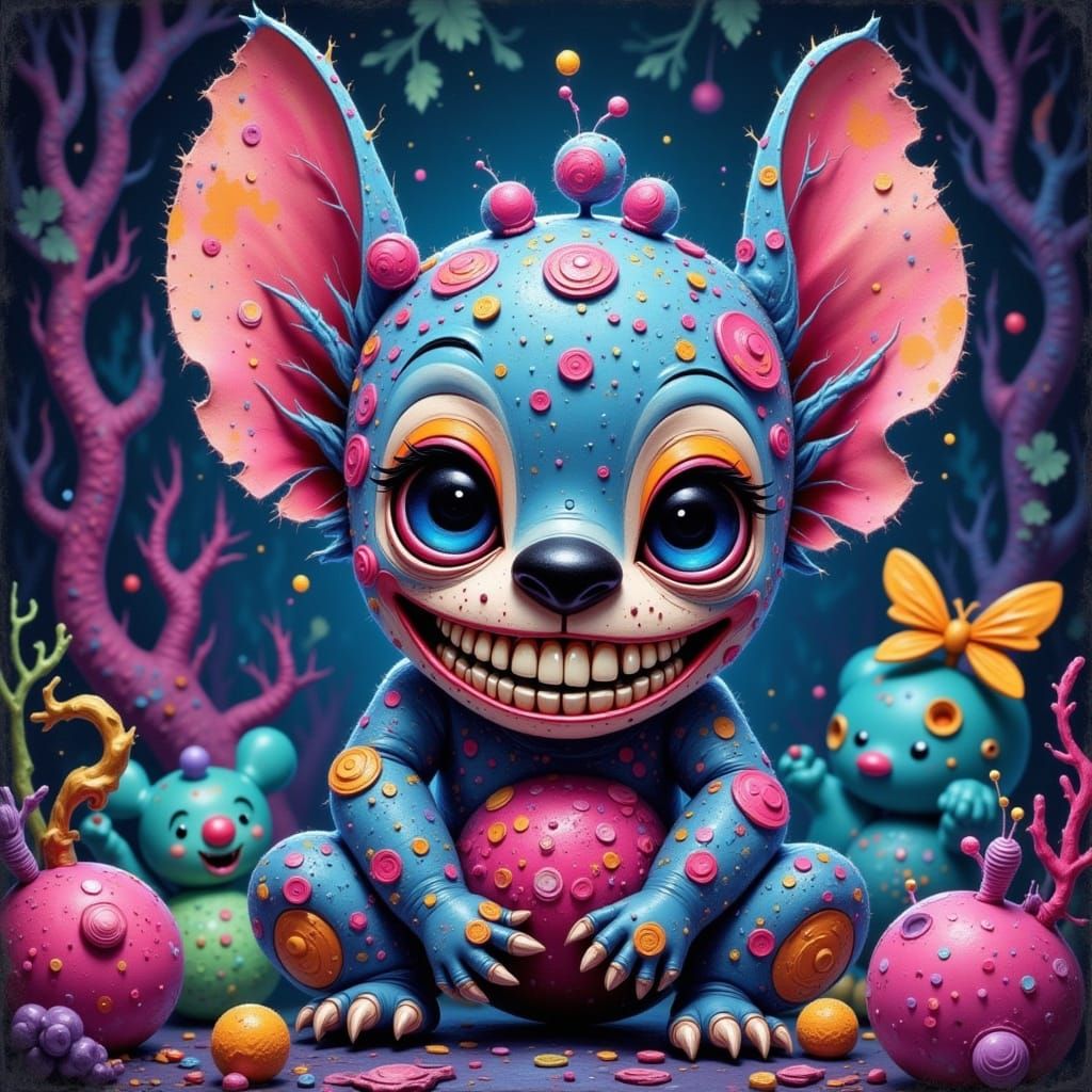 Toxic Toy Two - Surreal Whimsy Dolls in a Fantastical Wonder...