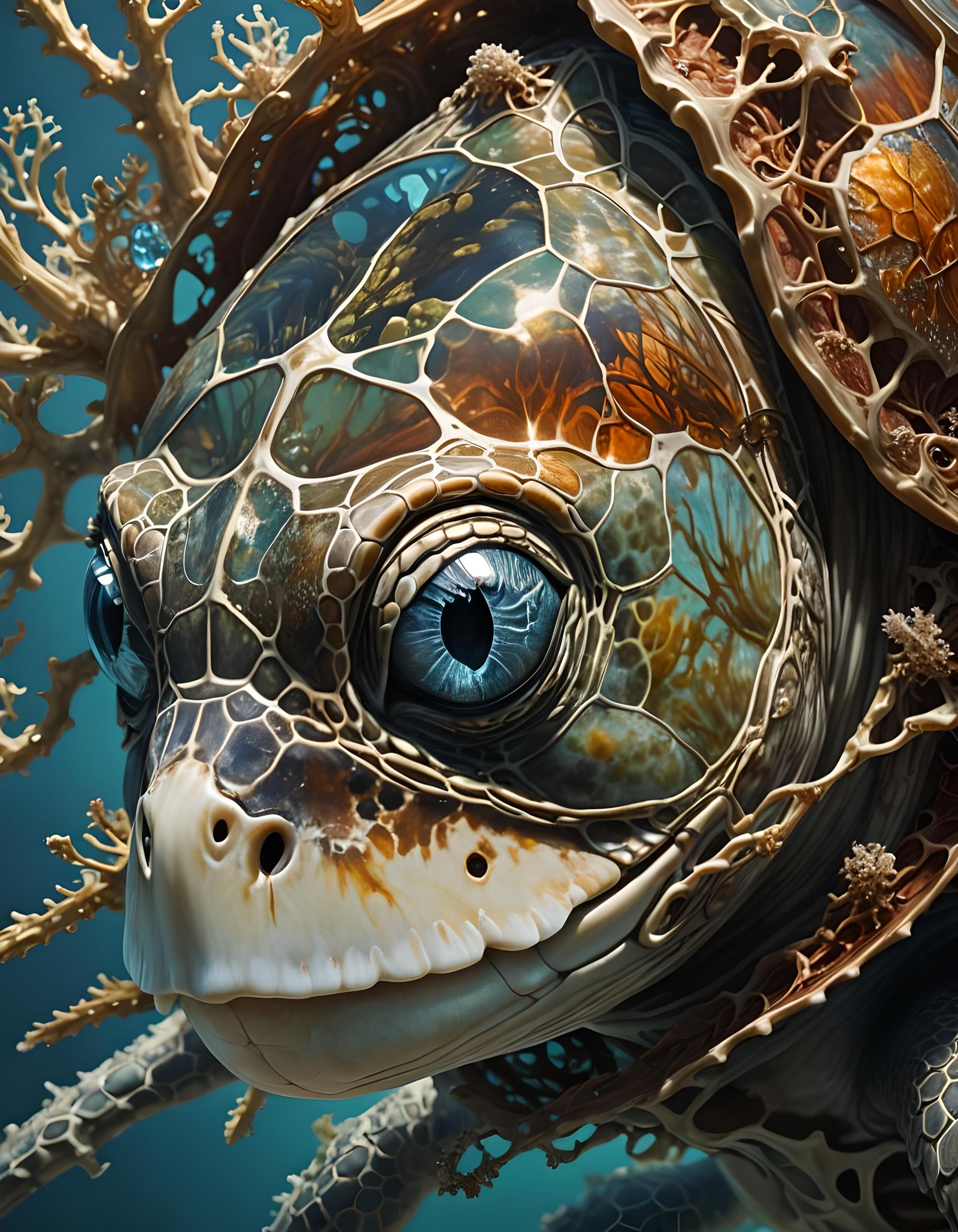 Kelp Turtle Albino Voodoo Net Surgeon 3 - AI Generated Artwork ...
