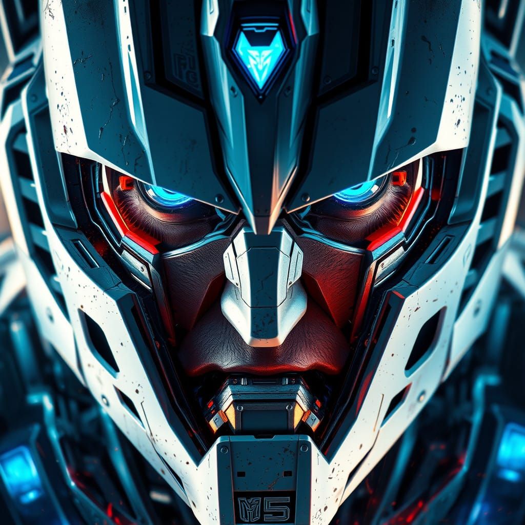 Transformers - Epic Transformers Portrait in Triadic Colors