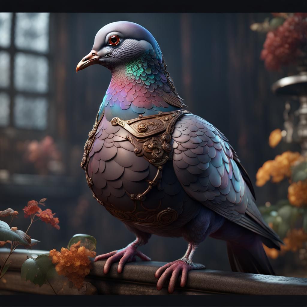 Pigeon - AI Generated Artwork - NightCafe Creator