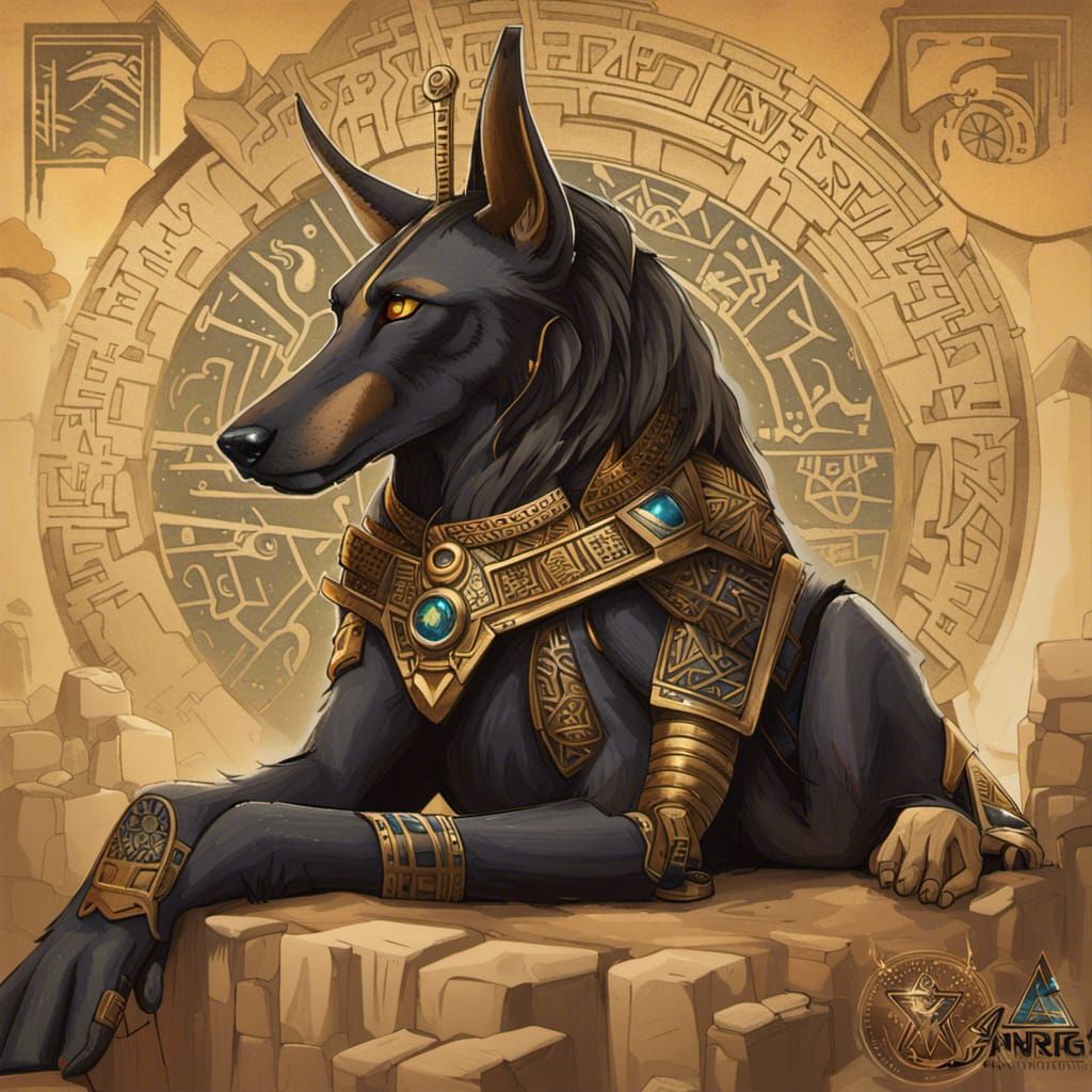Anubis as the Dog Star - AI Generated Artwork - NightCafe Creator