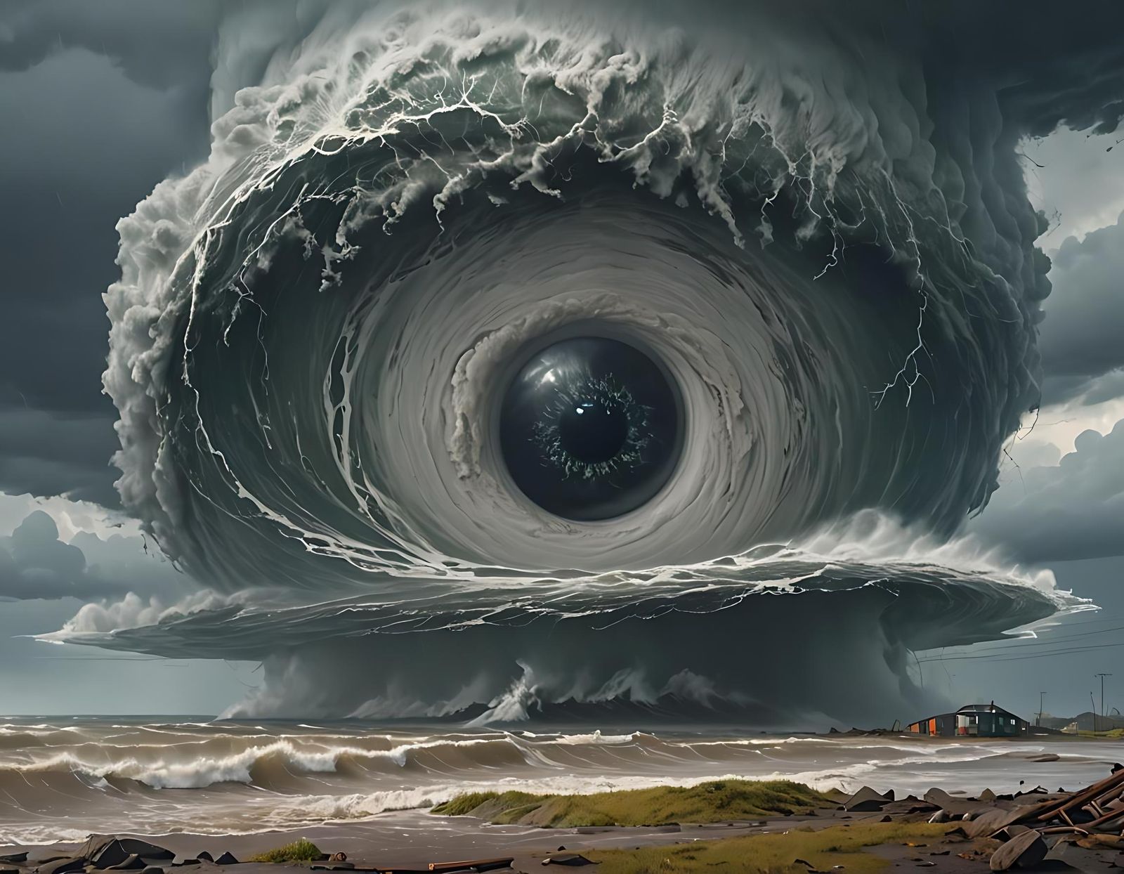 The Eye Of The Storm - AI Generated Artwork - NightCafe Creator