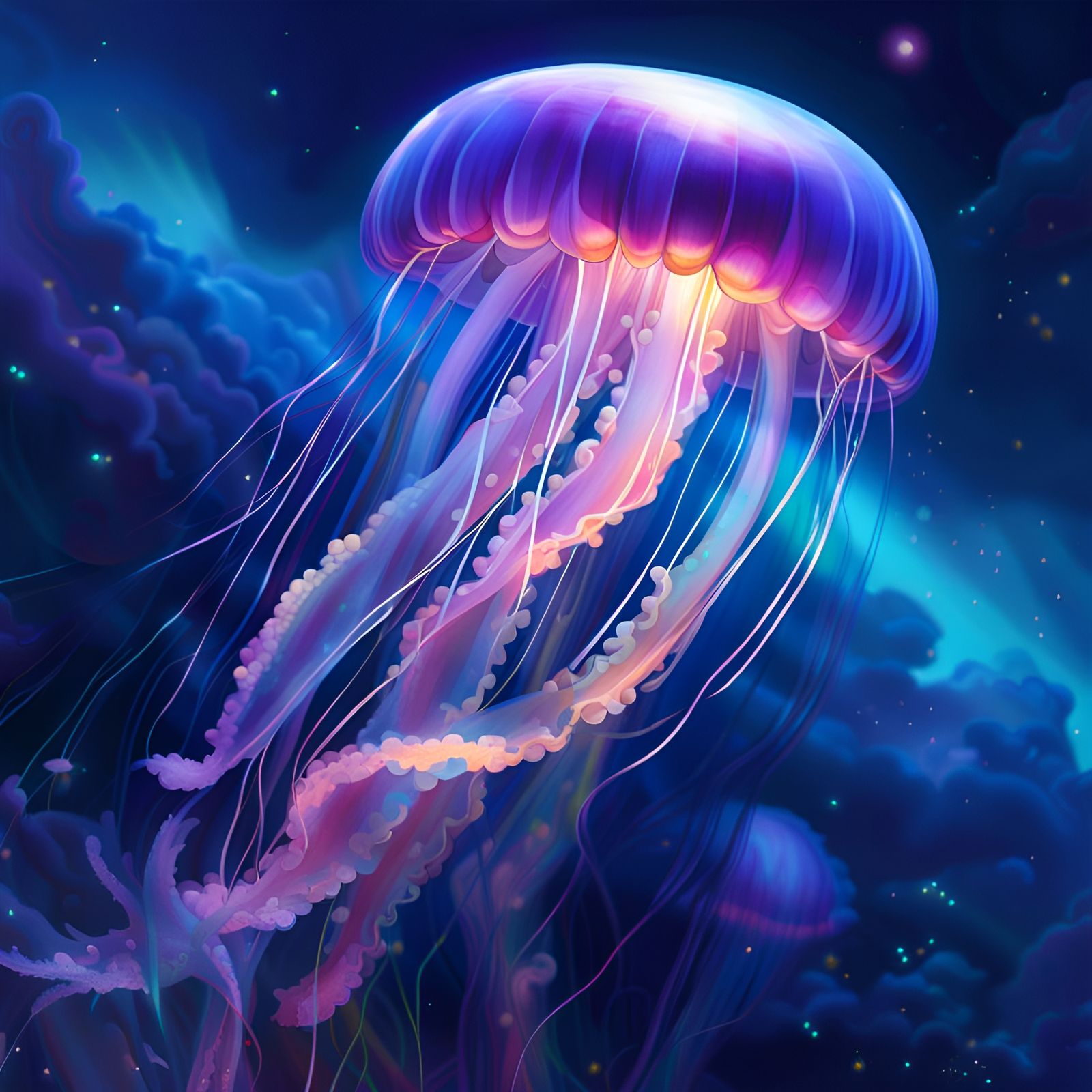 jellyfish fantasyland, ultra detailed artistic photography, Prismatic ...