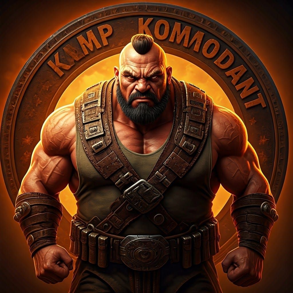 Hyper-Realistic Boere Kryger Kamp Kommodant in Tra... - AI Art