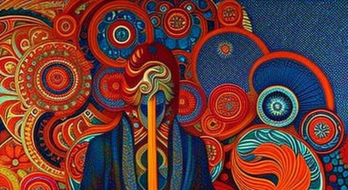 "Jingo" epic kinetic pointillism masterpiece by Amanda Sage Alphonse ...