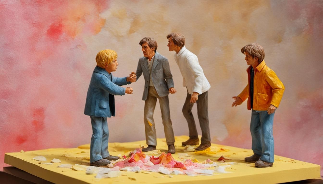 Diorama - Kramer vs. Kramer - AI Generated Artwork - NightCafe Creator