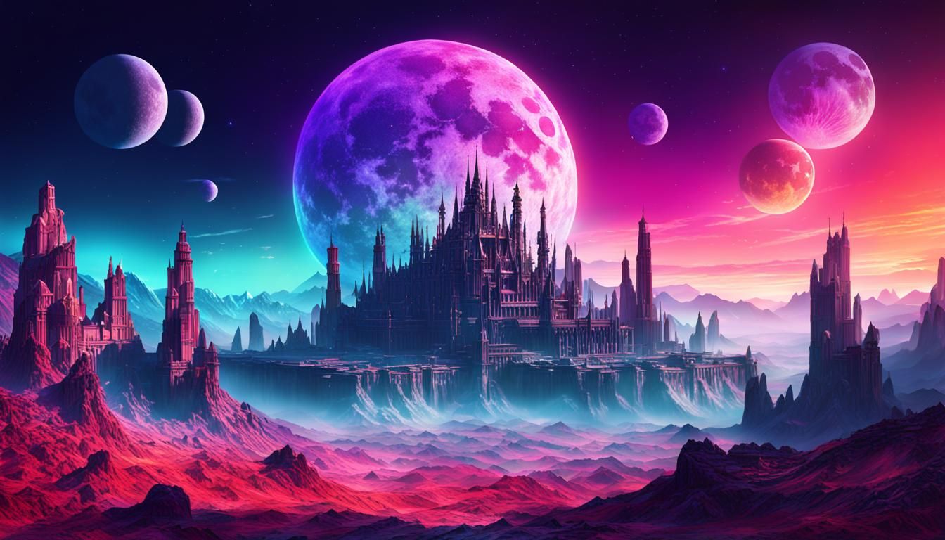 Fantasy World - AI Generated Artwork - NightCafe Creator