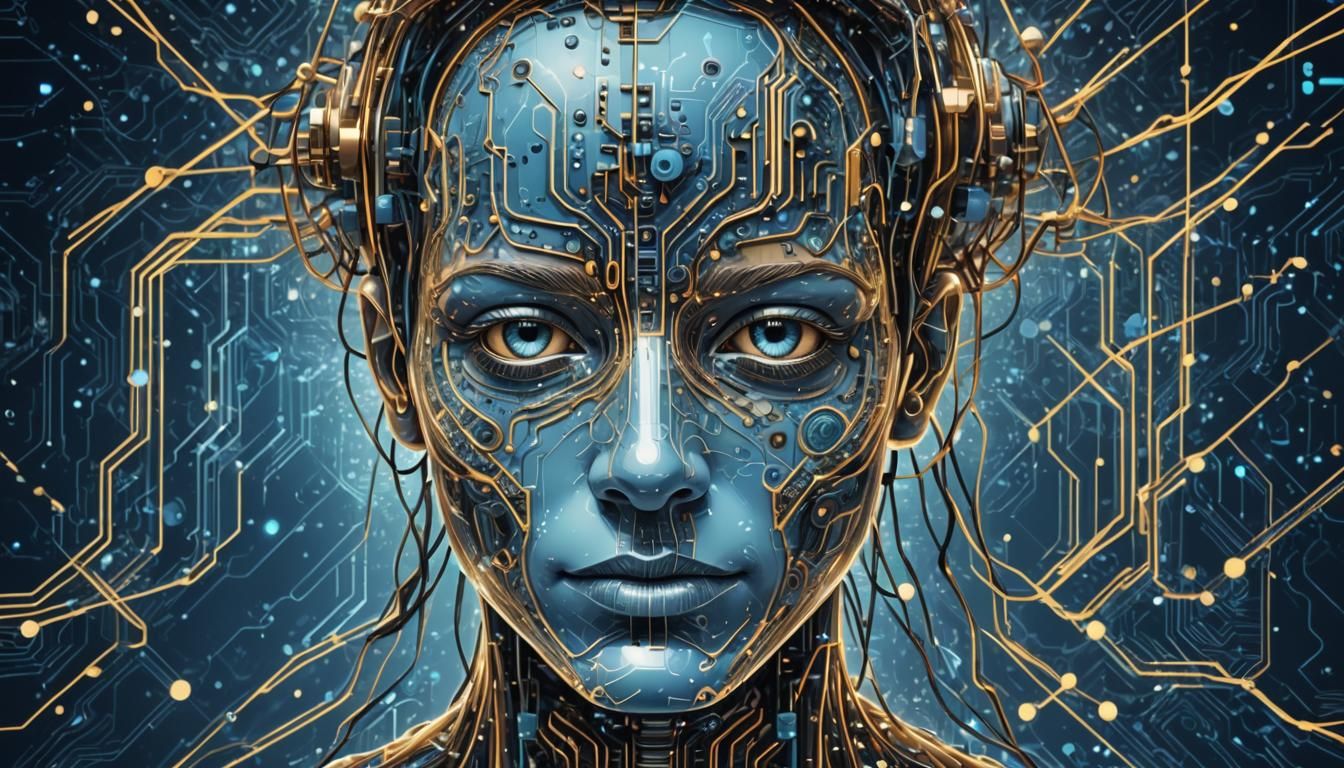 A visual representation of artificial intelligence - AI Generated ...