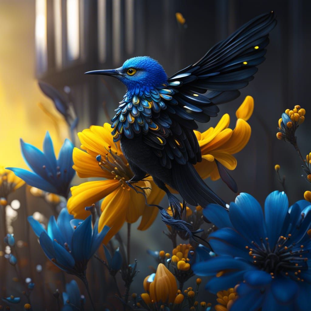 Sunbird - AI Generated Artwork - NightCafe Creator