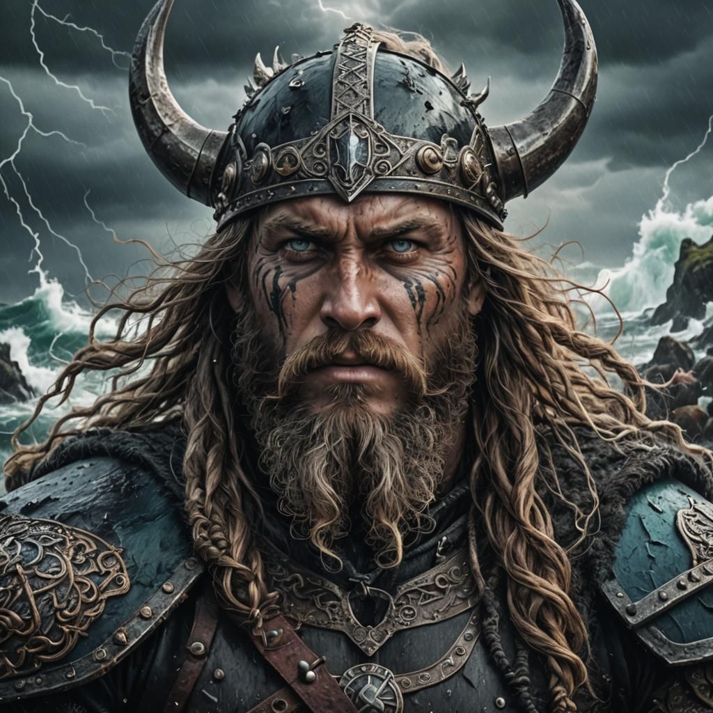 Powerful Viking - AI Generated Artwork - NightCafe Creator