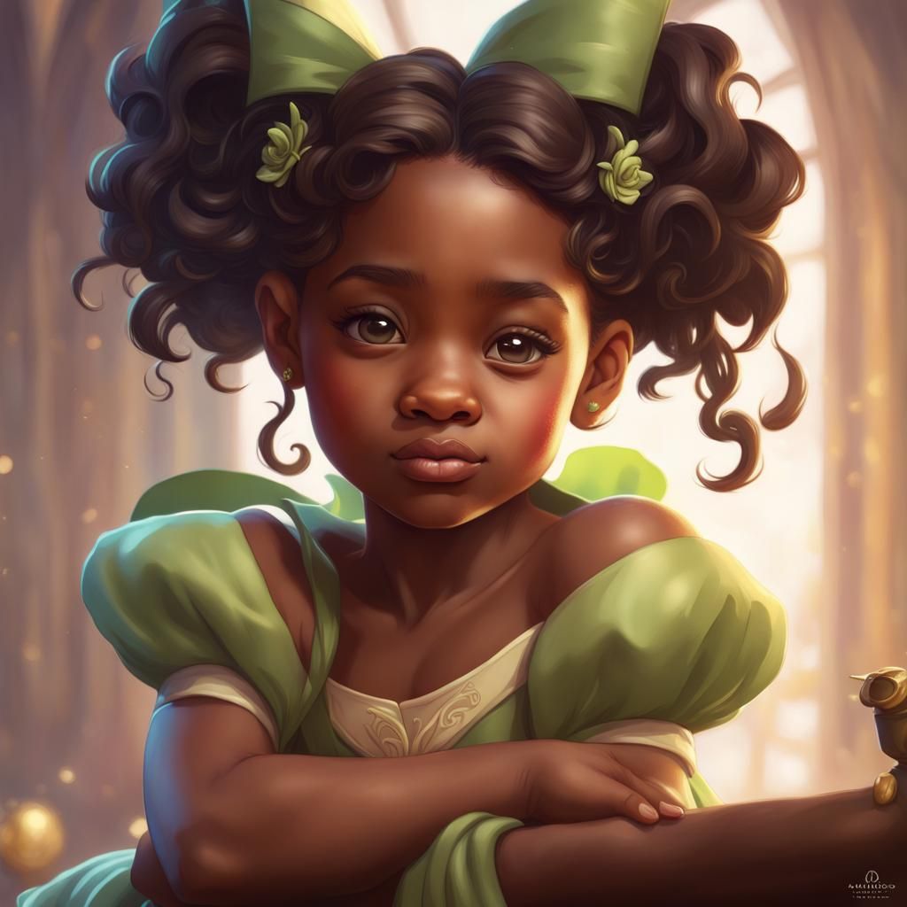 Little Tiana - AI Generated Artwork - NightCafe Creator