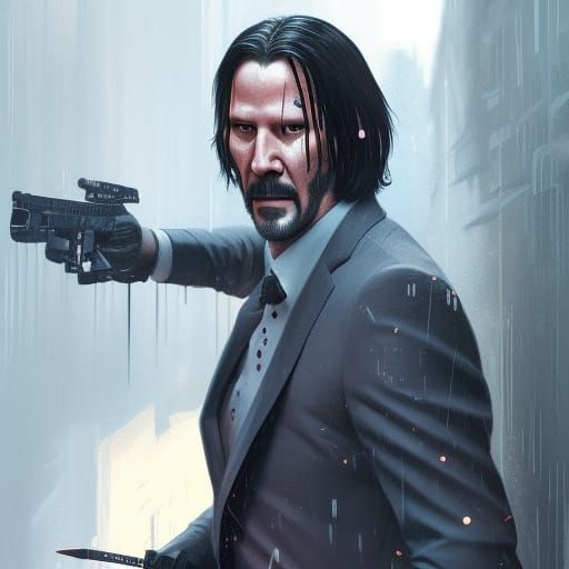 Keanu Reeve - AI Generated Artwork - NightCafe Creator