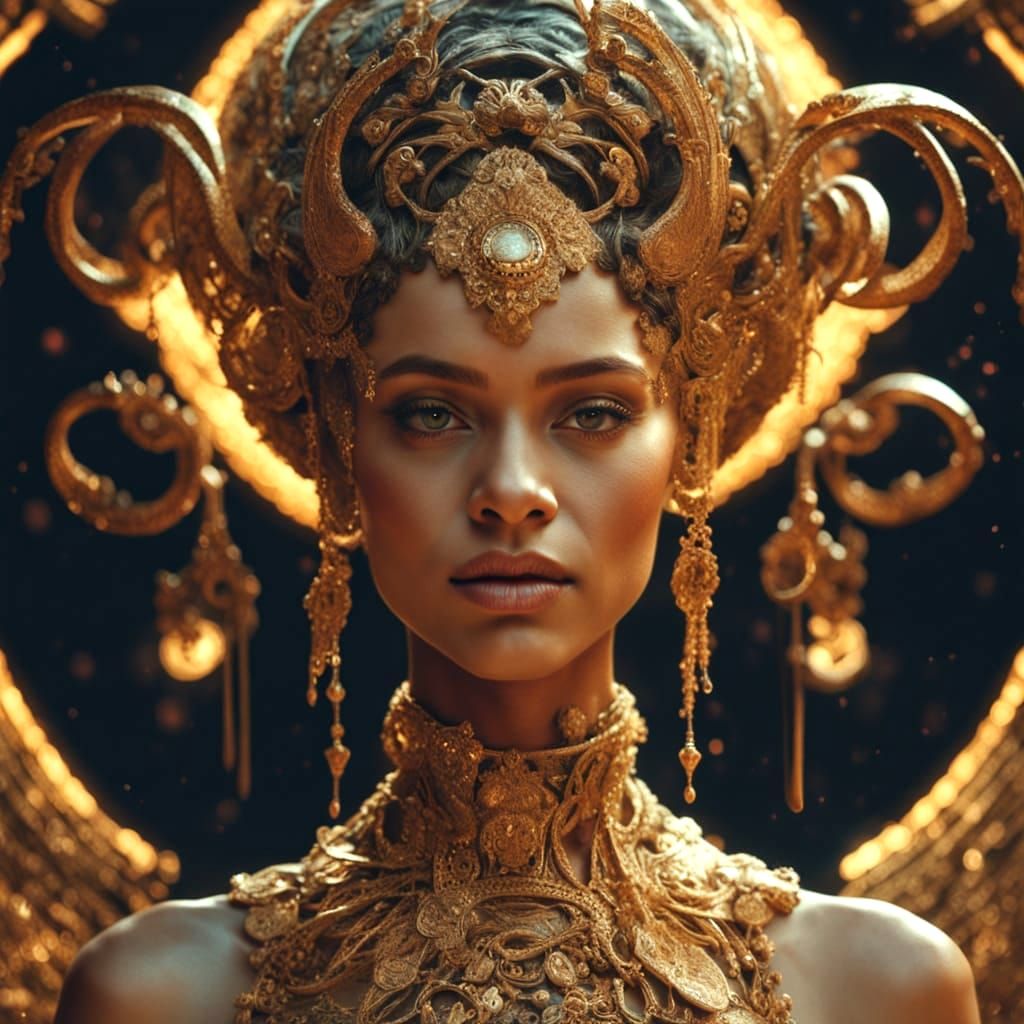 Goddess Eris of discord - Goddess of Discord in a Whimsical...