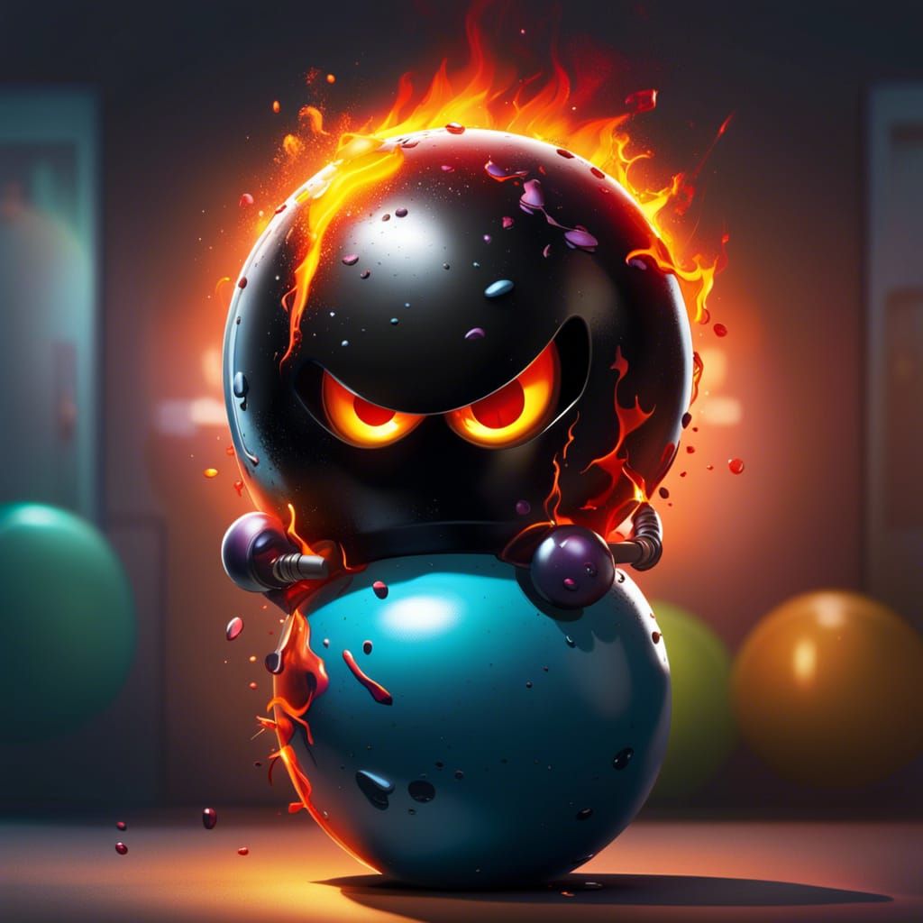 Little bomb about to explode - AI Generated Artwork - NightCafe Creator