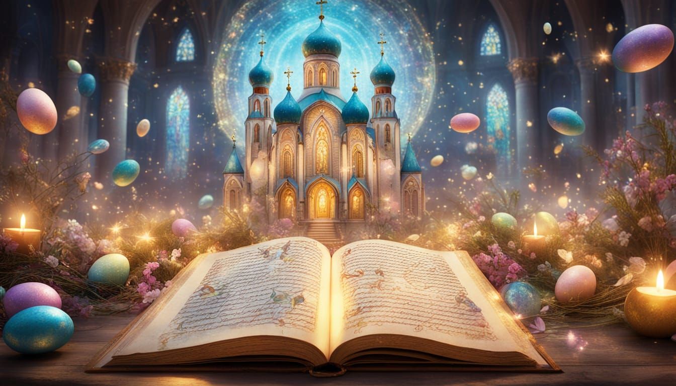 Happy Easter - Ethereal Orthodox Easter Masterpiece in Whims...