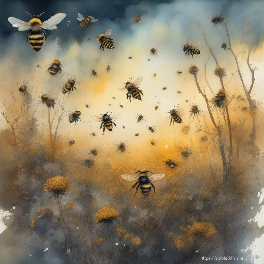 Making a beeline - AI Generated Artwork - NightCafe Creator