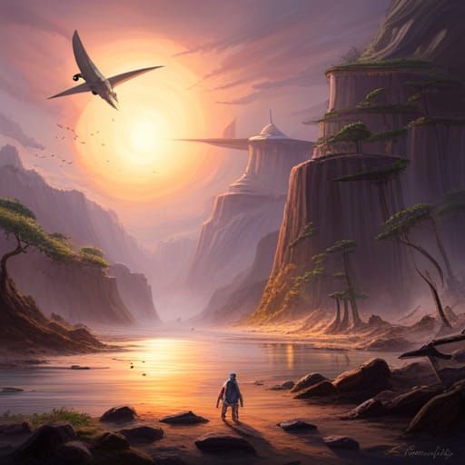 Dinosaur War Izenborg - AI Generated Artwork - NightCafe Creator