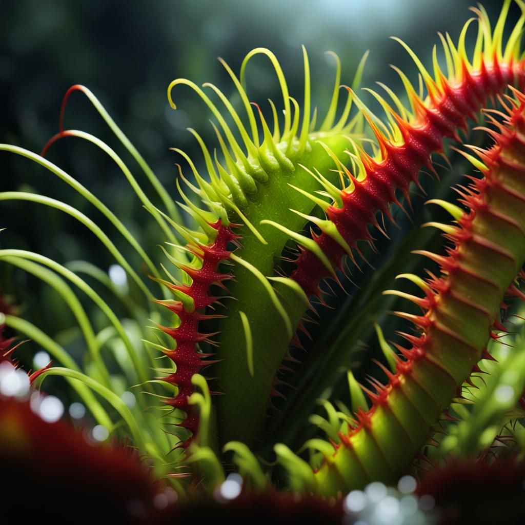 Venus Flytrap - AI Generated Artwork - NightCafe Creator