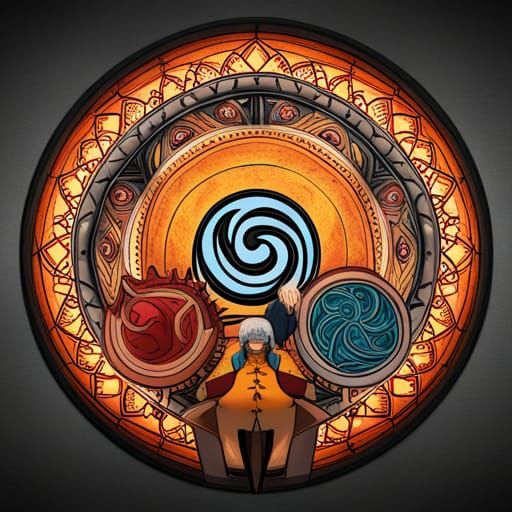 Mandala naruto - AI Generated Artwork - NightCafe Creator