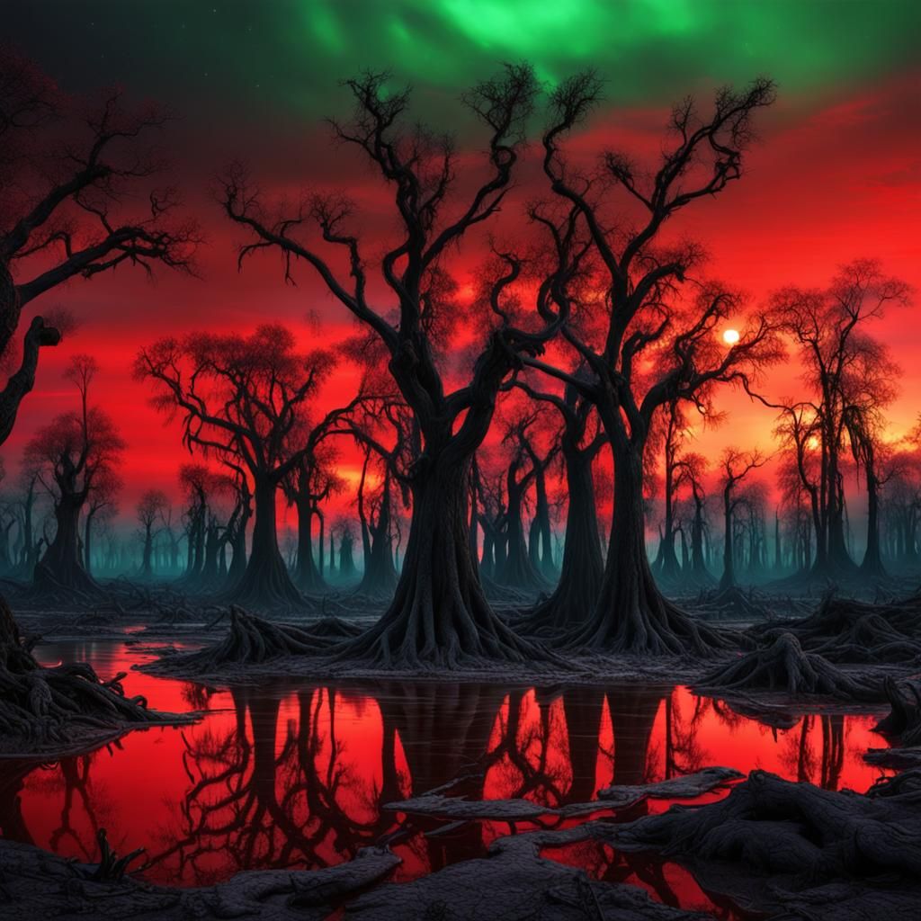 Alien Planet - AI Generated Artwork - NightCafe Creator