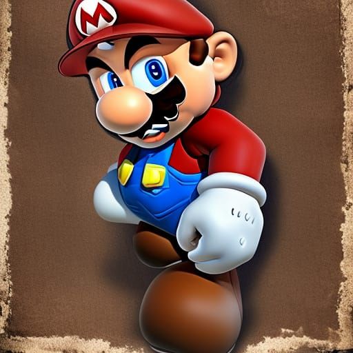 Mario. - AI Generated Artwork - NightCafe Creator