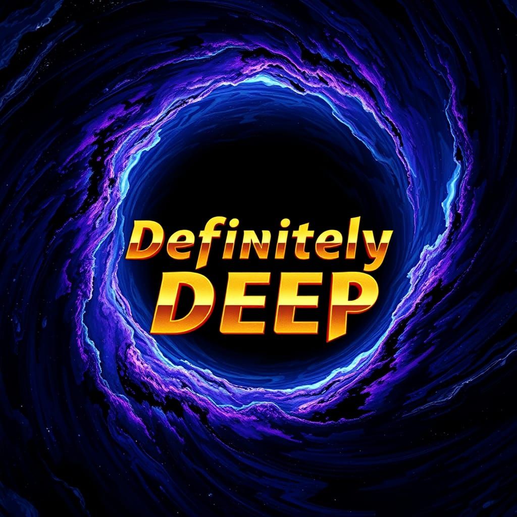 Definitely Deep - Cosmic Typography in Deep Space