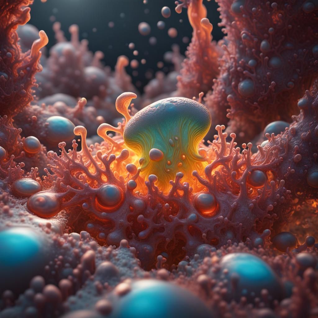 Amoeba - AI Generated Artwork - NightCafe Creator