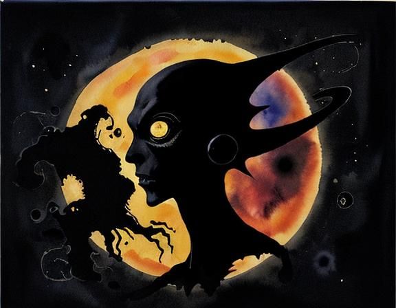 Evil Moon - AI Generated Artwork - NightCafe Creator