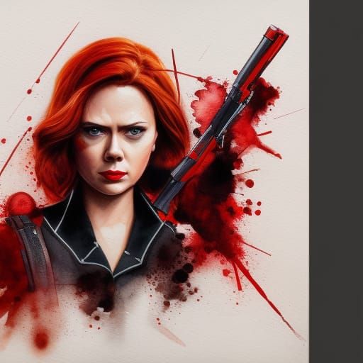 Natasha Romanoff aka Black Widow - AI Generated Artwork - NightCafe Creator