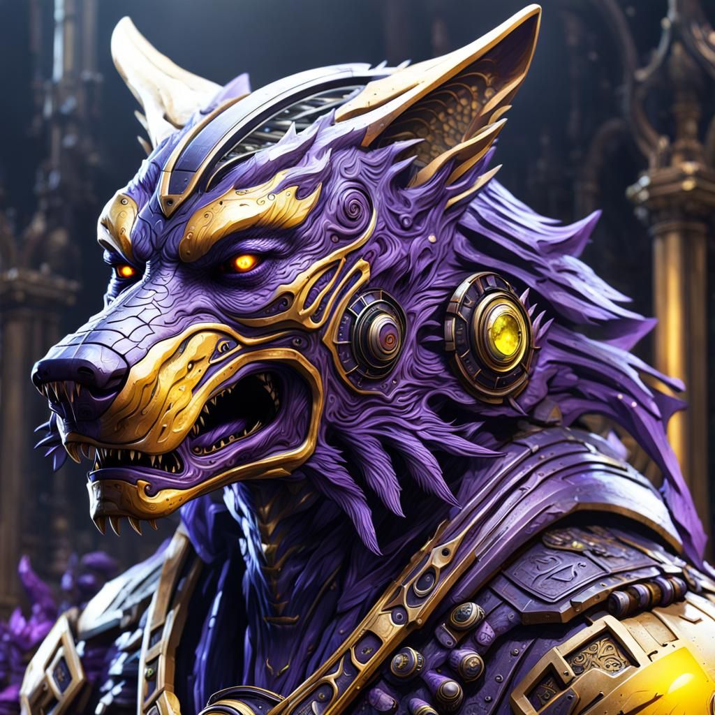 alien wolf - AI Generated Artwork - NightCafe Creator