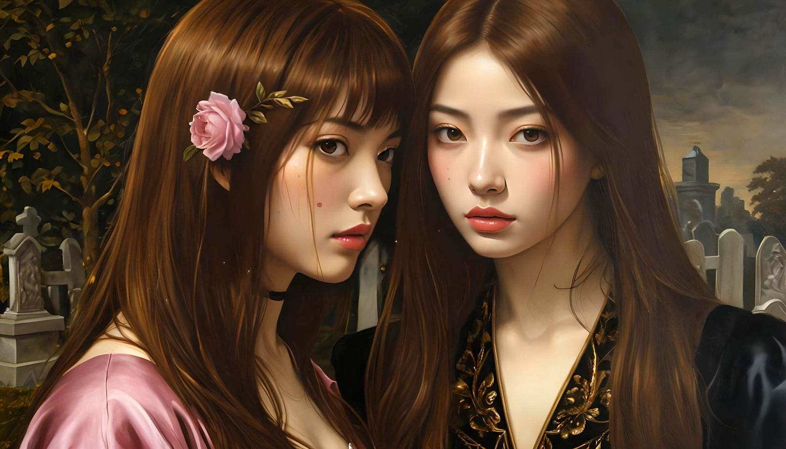 Graveyard Greeters - AI Generated Artwork - NightCafe Creator