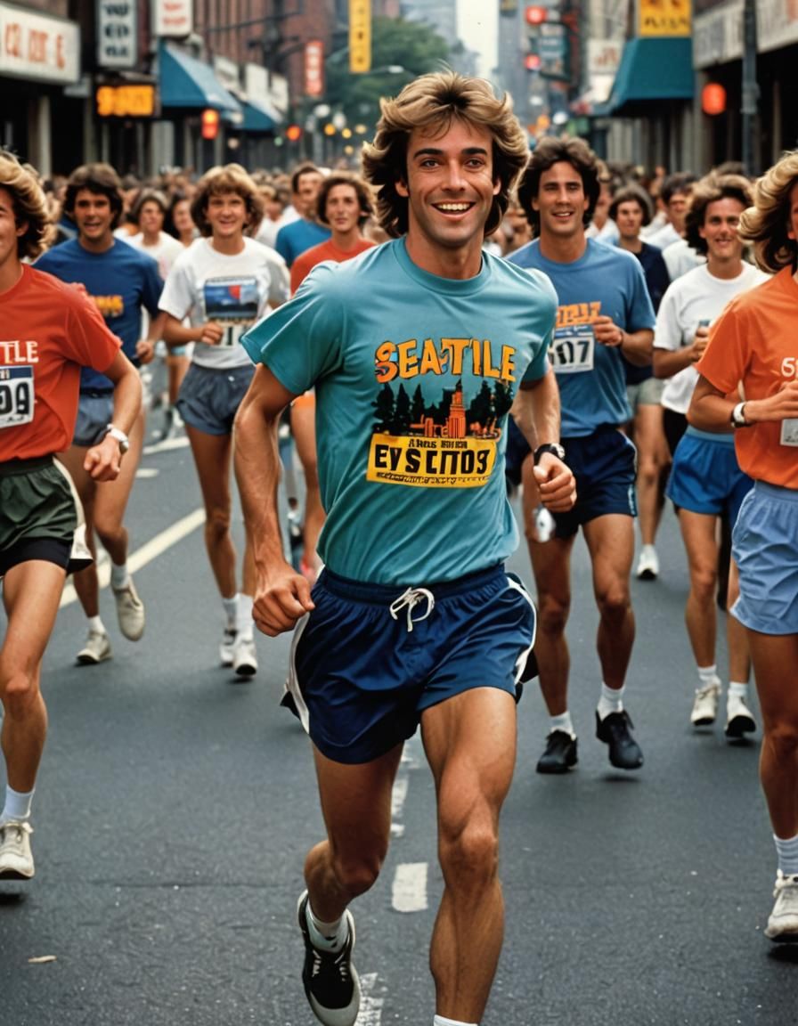 Running Seattle - AI Generated Artwork - NightCafe Creator