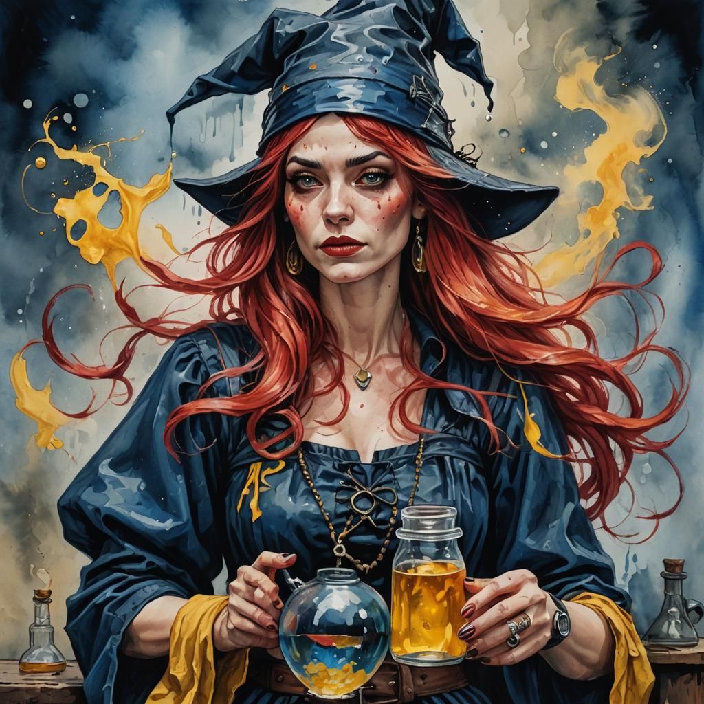 Friendly witch - AI Generated Artwork - NightCafe Creator