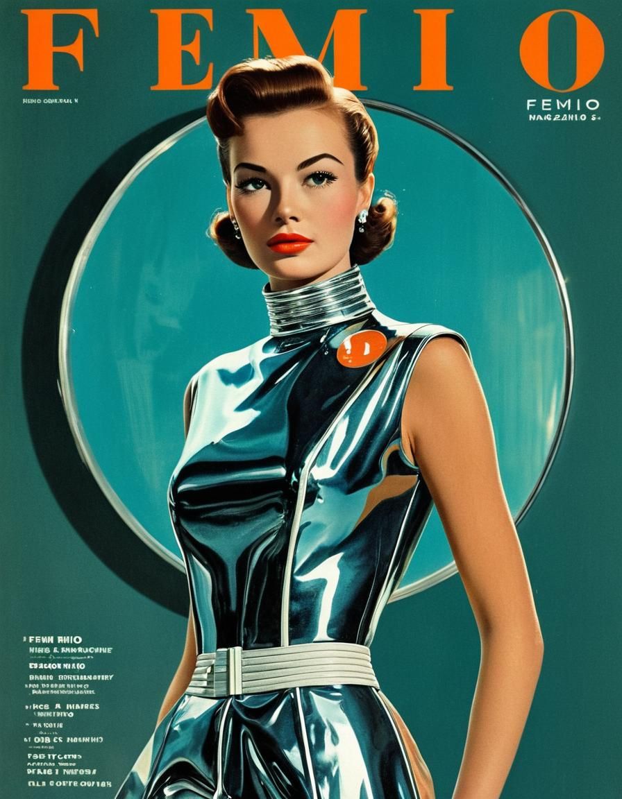 FEMIO, the very latest in fashion for the glamourous woman of 1955 - AI ...