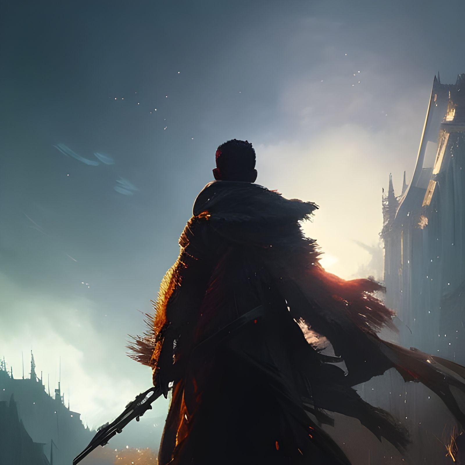 Taking in the view - AI Generated Artwork - NightCafe Creator