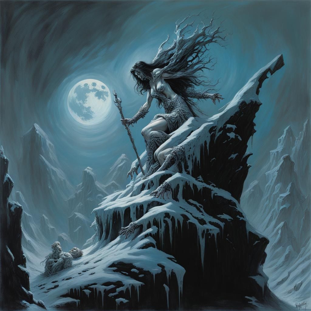 Art by Bernie Wrightson, Boris Vallejo, Frank Frazetta, dark fantasy ...