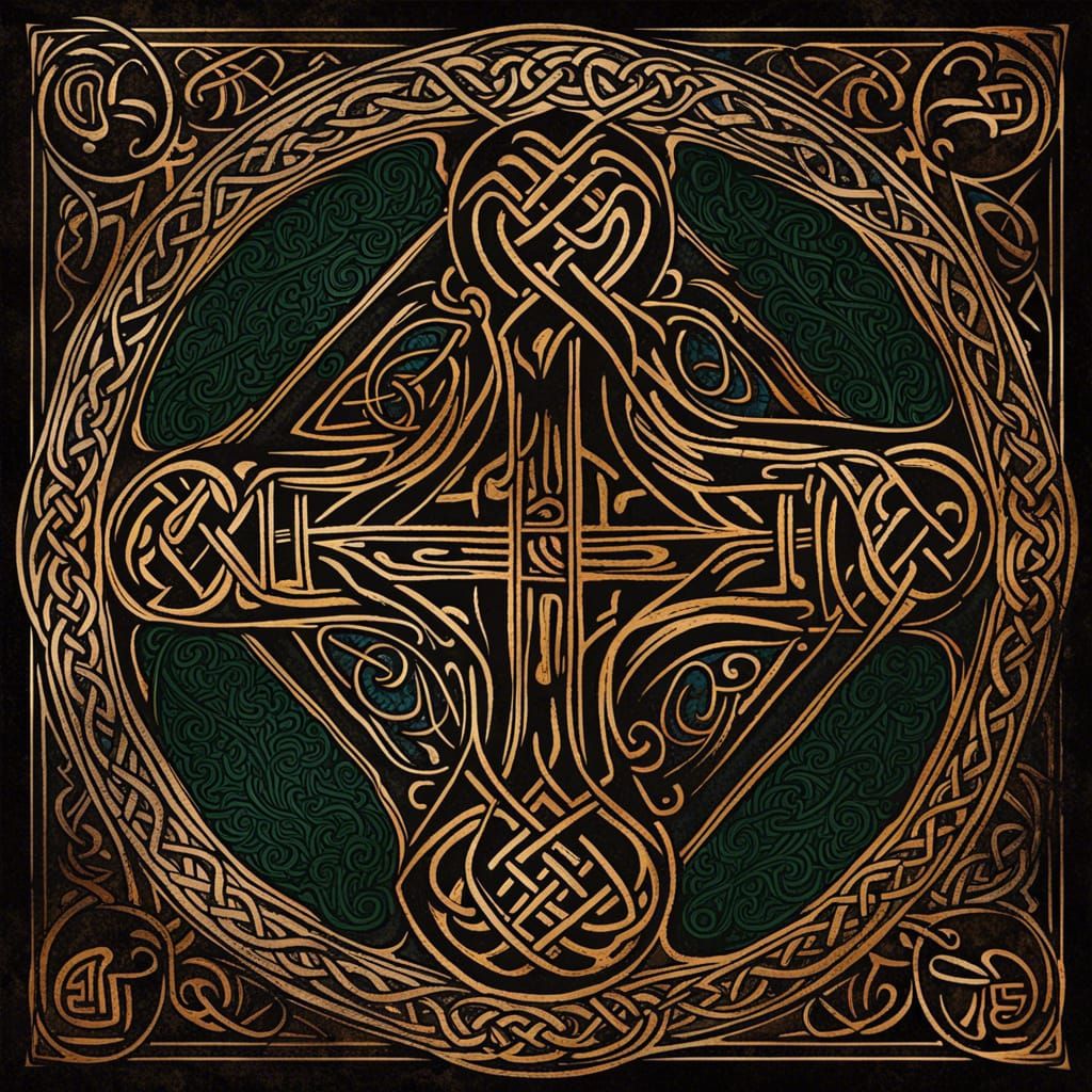 Ornamental calligraphy - Celtic Knot Calligraphy Inspired by...