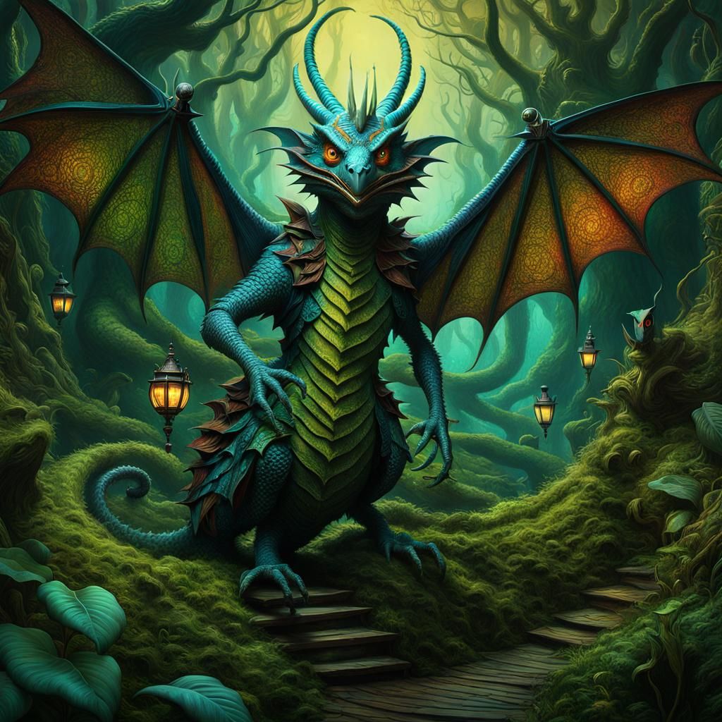 the jabberwocky - AI Generated Artwork - NightCafe Creator