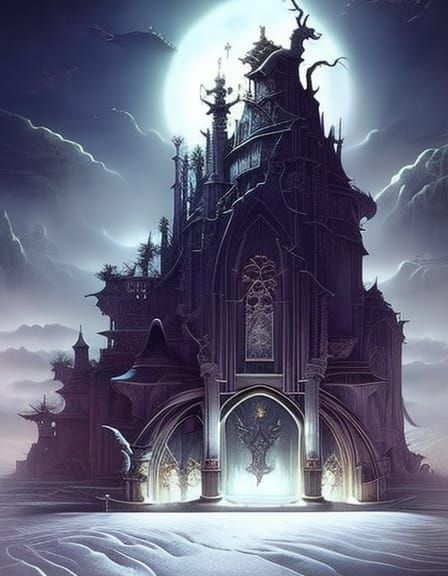 Strange Castle - AI Generated Artwork - NightCafe Creator