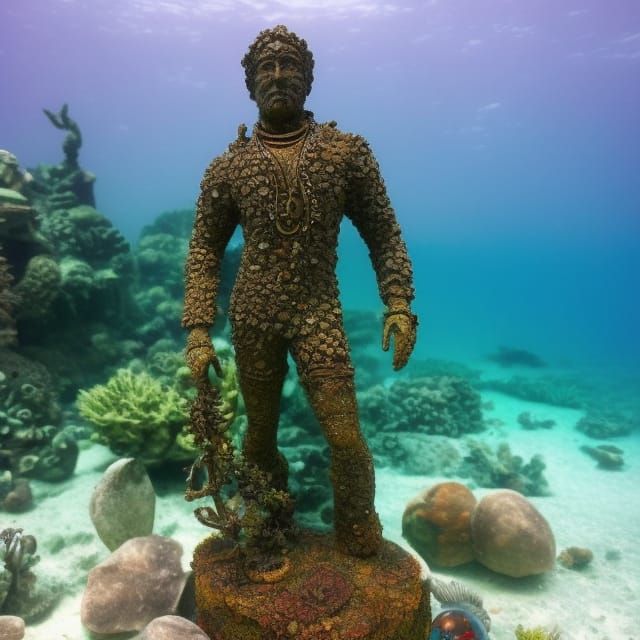 The Underwater Museum of Art (Cancun, Mexico) They are made from ...