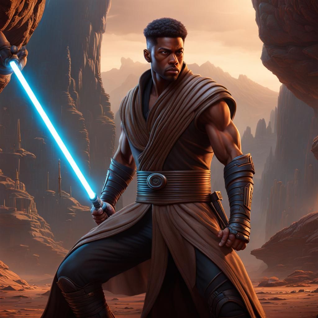 Jedi Knight - AI Generated Artwork - NightCafe Creator