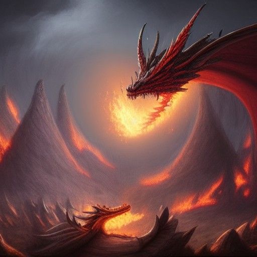 Glaurung, father of dragons - AI Generated Artwork - NightCafe Creator