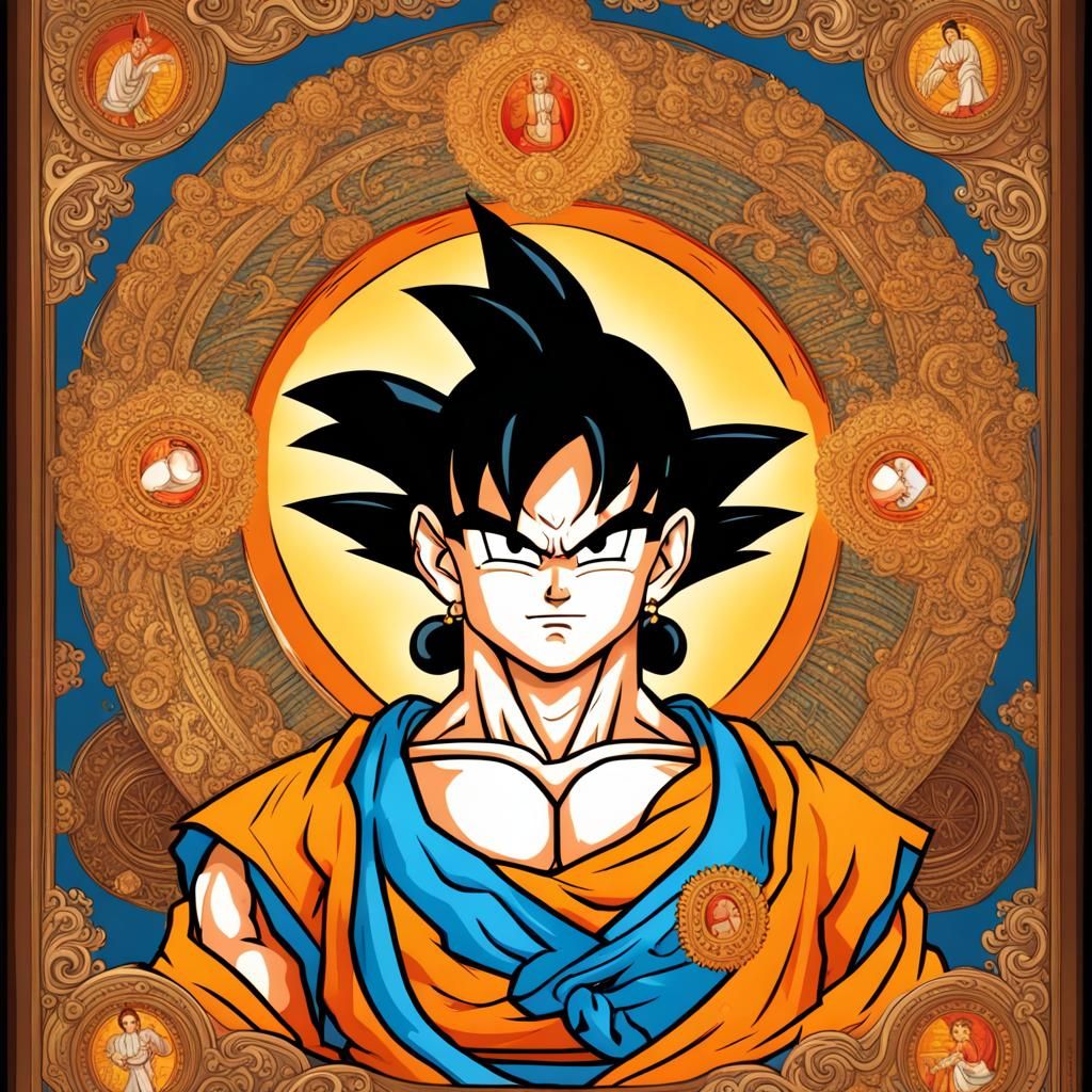 Iconic Son Goku - AI Generated Artwork - NightCafe Creator
