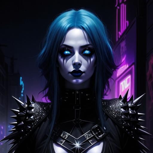 metal girl. - AI Generated Artwork - NightCafe Creator