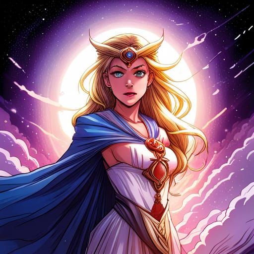 Radiant Warrior - AI Generated Artwork - NightCafe Creator