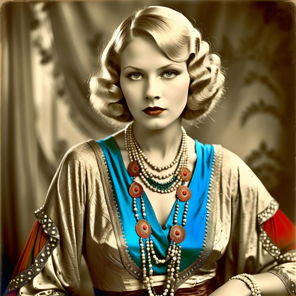 Exotic vintage blonde - Exotic vintage blonde